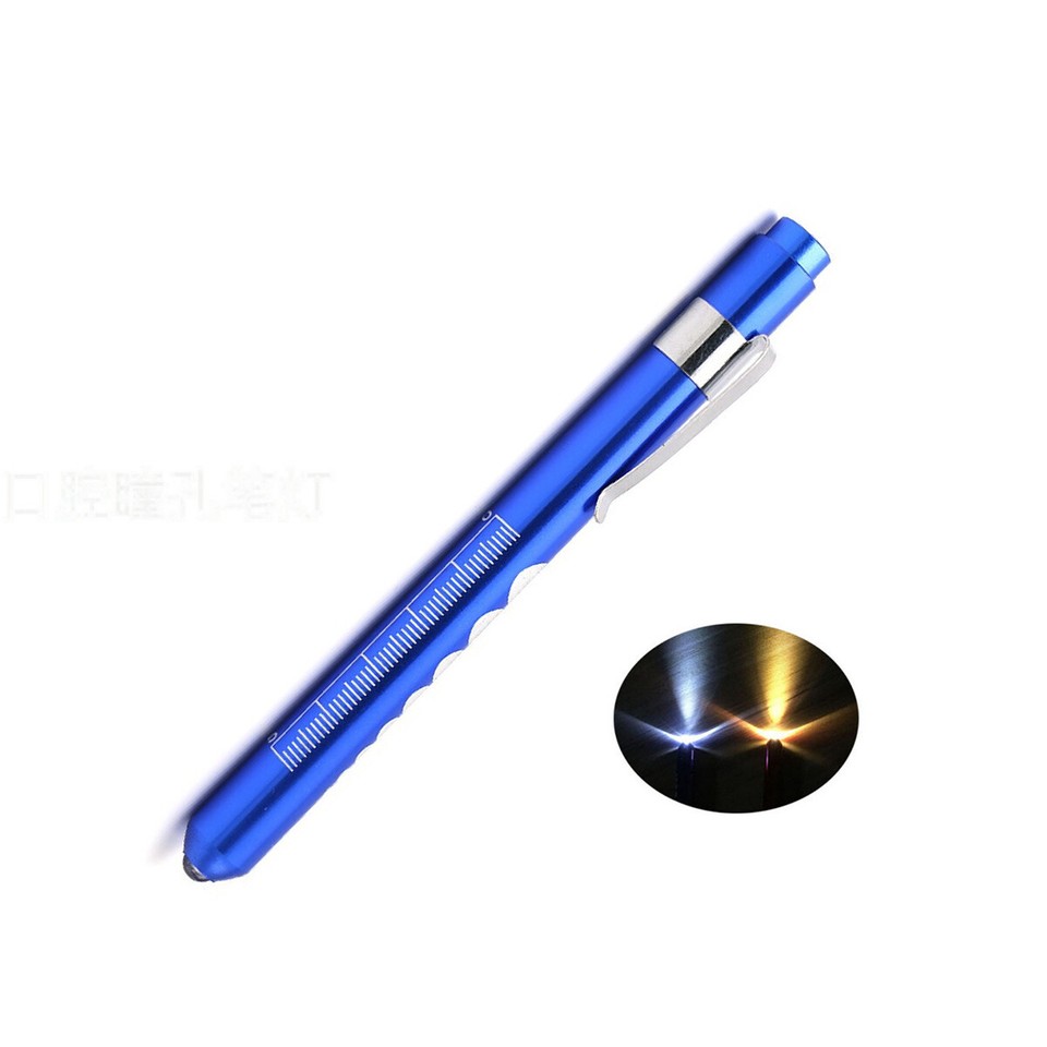 2pc Surgical Doctor Diagnostic Torch Pen Pupil/Oral/Ear Examine White ...