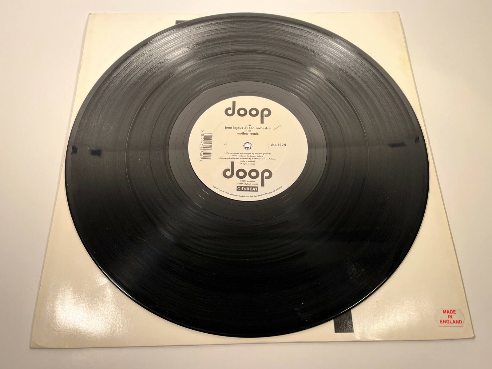 Doop Doop Record 1994 UK Vinyl 12" Single | eBay
