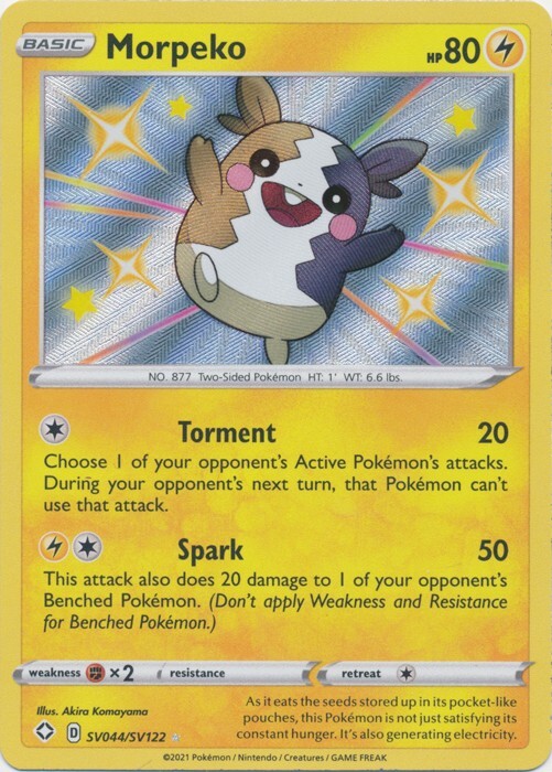 Morpeko SV044/SV122 Shiny Holo Rare Shining Fates | eBay