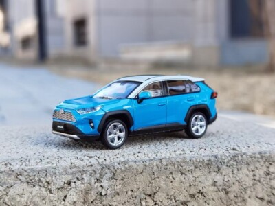 LCD 1/64 Toyota RAV4 Hybrid Rong Fang Diecast City SUV Model Car Kids ...