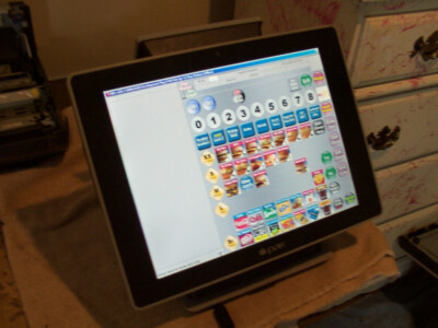 Par T8315 POS Terminal Partech Everserv with THUMB READER, Rear LED ...