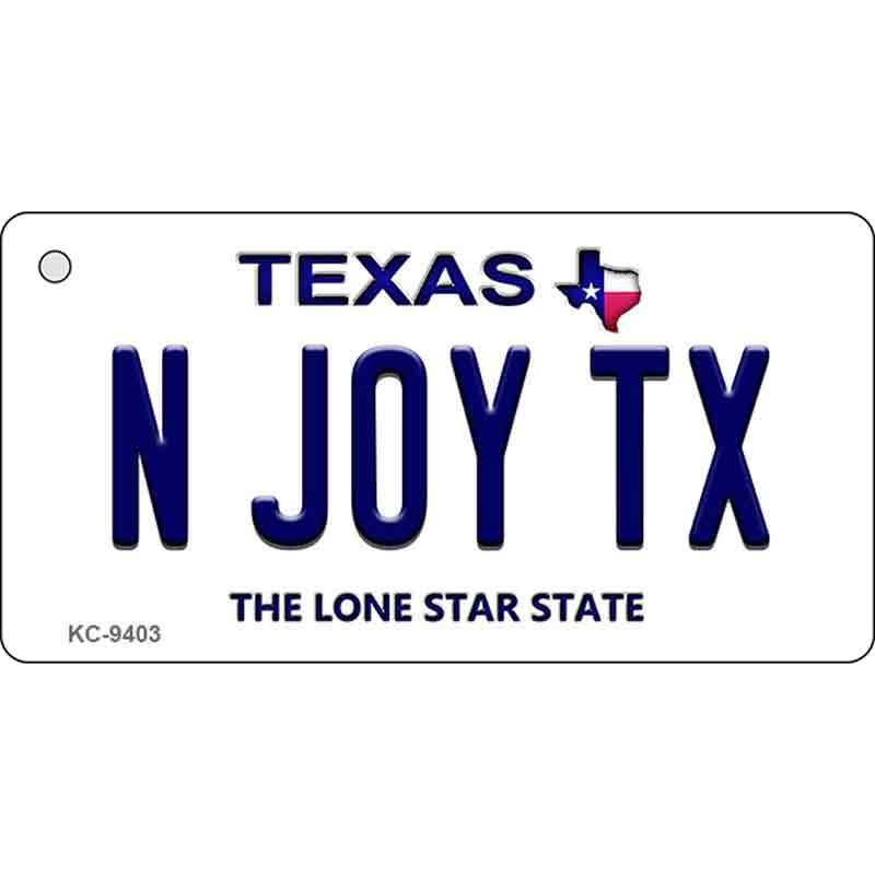 N Joy TX Texas Novelty Aluminum Key Chain KC-9403 | eBay