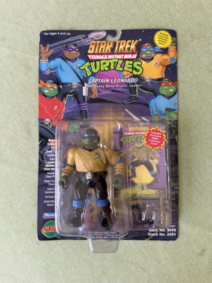 1994 Star Trek Teenage Mutant Ninja Turtles Complete Set Mikey Don ...