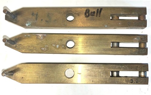 Star Machine Works Reloading Powder Press Charge Bar Brass 3.2 GR. B.E ...