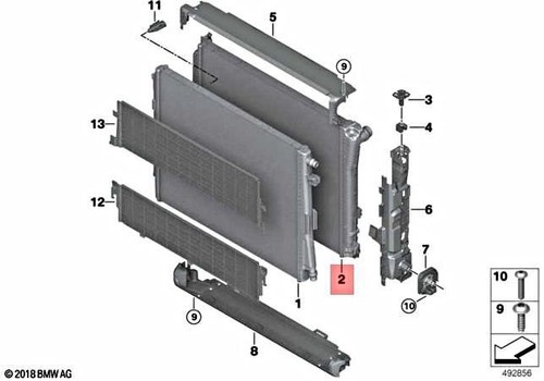 Genuine BMW Z4 G20 G29 320i 1.6 330i 330iX Z4 20i 30i Radiator ...
