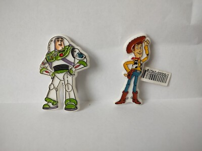 Vintage Disney large plastic pin pair Buzz Woody Toy Story | eBay