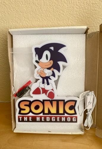 Sonic the Hedgehog 3D Printed LED Lightbox Sign | Wall Art | Decor fan ...