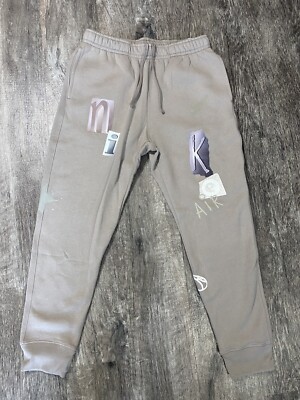 Nike Club Fleece Jogger Sweatpants Star Design Gray $75 - Size Medium ...