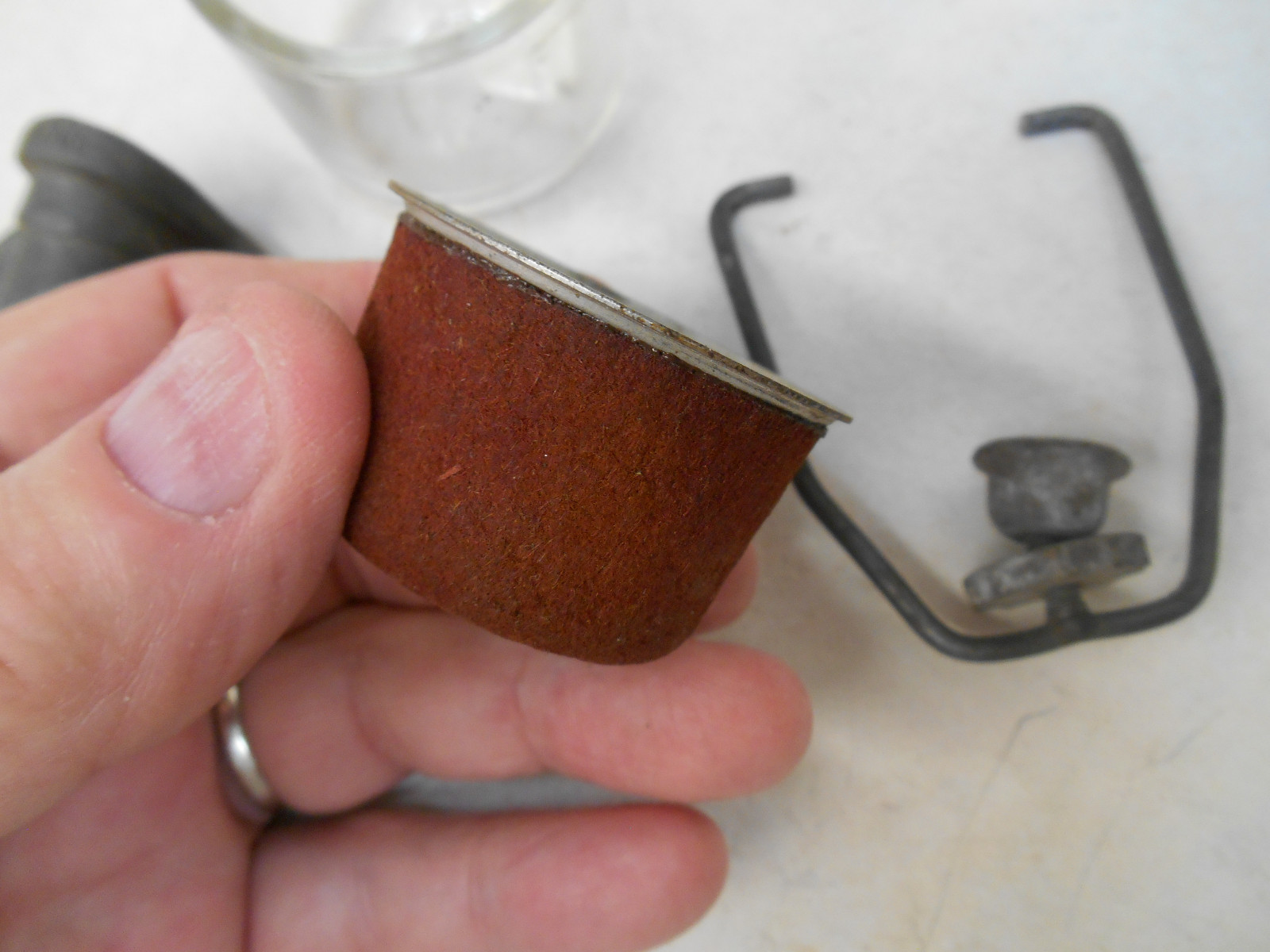 Vintage OE 50's 60's Chevy GM 1/4" NPT AC 854324 GF124 Glass Bowl Fuel ...