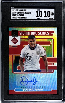 2021-22 Donruss Road To Qatar DeAndre Yedlin Signature Series Auto #SS ...