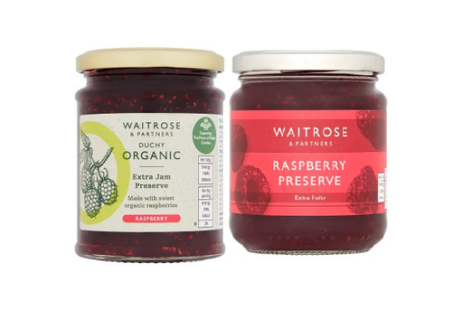 Raspberry Jam Preserve Waitrose Duchy Organic Raspberry Preserve Extra ...