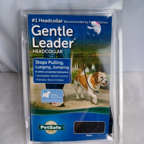 Gentle Leader Headcollar PetSafe Small Dogs to 25 lbs Black Open Box ...
