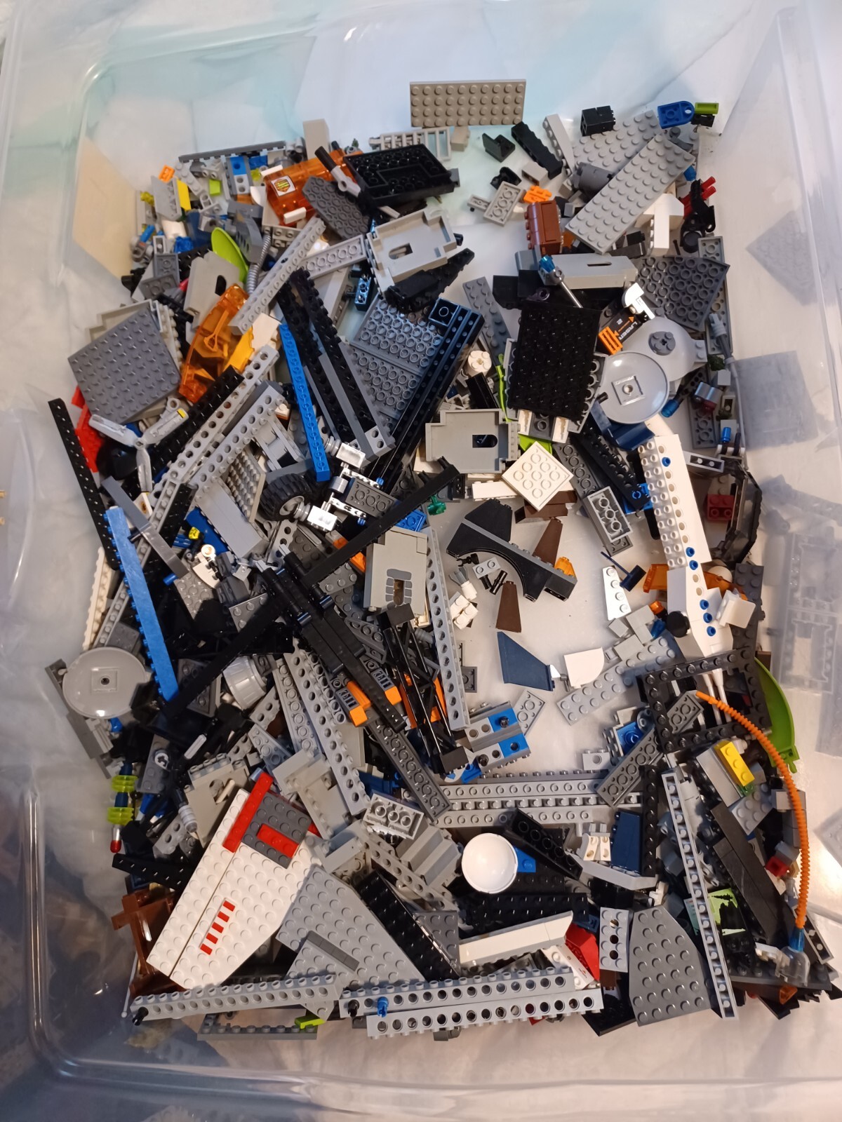 HUGE LOT of MISCELLANEOUS LEGO PIECES - BUILDING BLOCKS - CLEAN - 7.8 ...