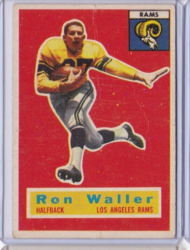 1956 Topps 102 Ron Waller RC RAMS | eBay