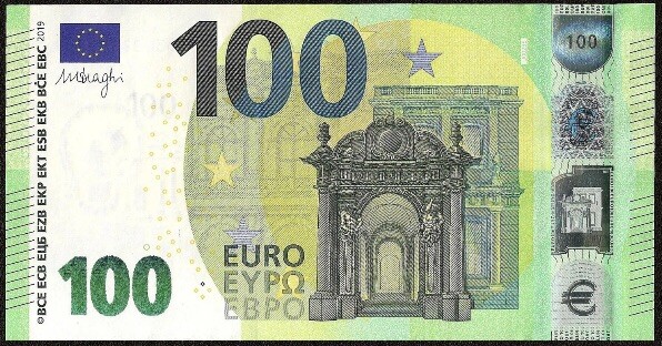 100 Euro Currency Notes