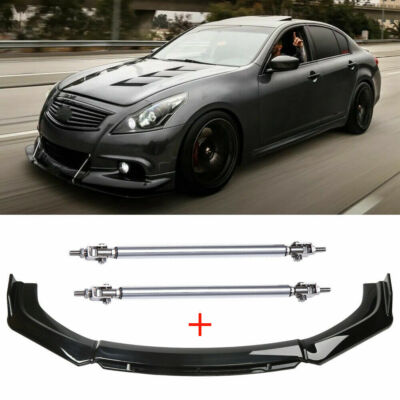 For infiniti G37 Sedan Sport Front Bumper Lip Chin Splitter Spoiler ...