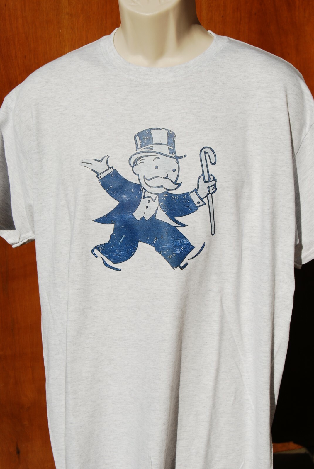 Retro , Graphic , T Shirt ,Blue Monopoly Man | eBay