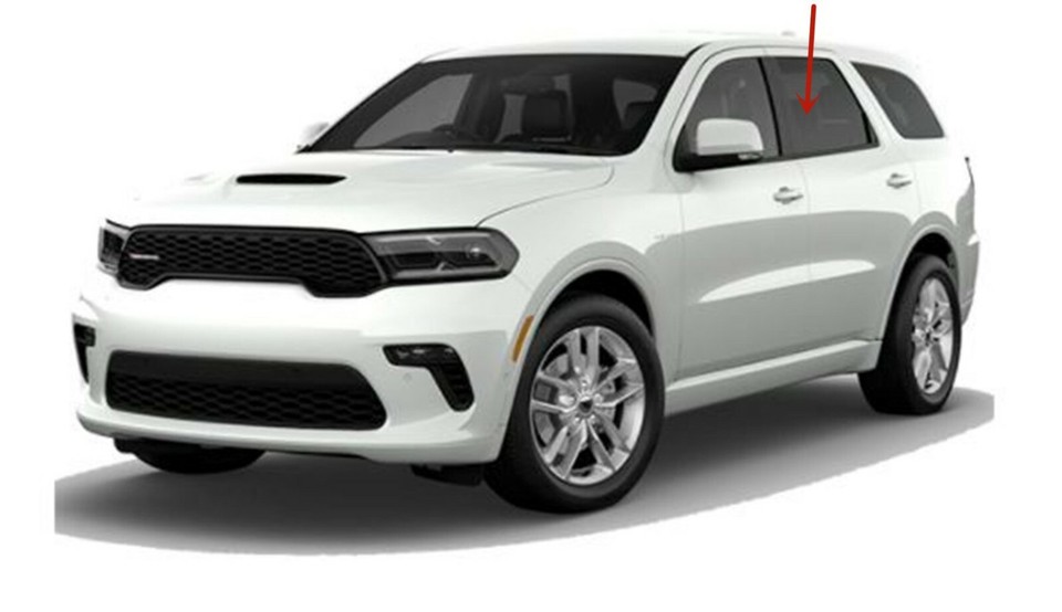 Fits 2011-2026 Dodge Durango Driver Side Left Rear Door Window Door ...