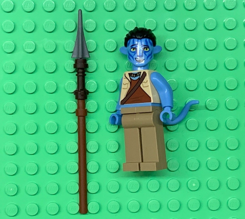 LEGO AVT009 Minifig NORM SPELLMAN Na'vi + Spear AVATAR Floating ...