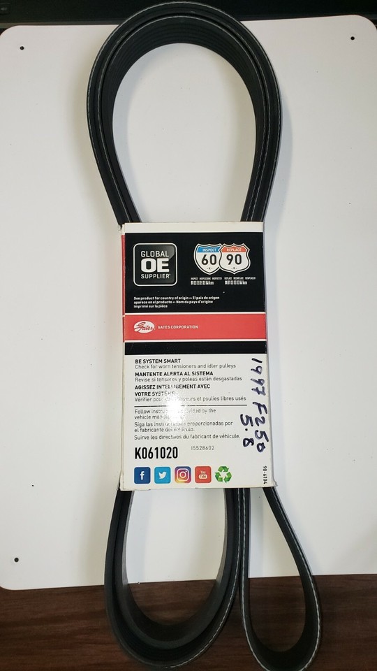 Gates K061020 Serpentine Belt | eBay