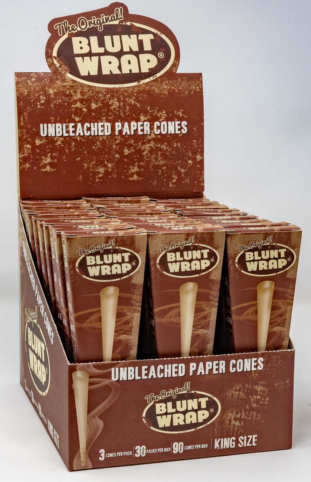 The Original B Wrap Cones Unbleached King Size (90 Total Cones) | eBay