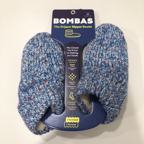Bombas The Gripper Slipper Bootie Toddler 5-7 Blue | eBay