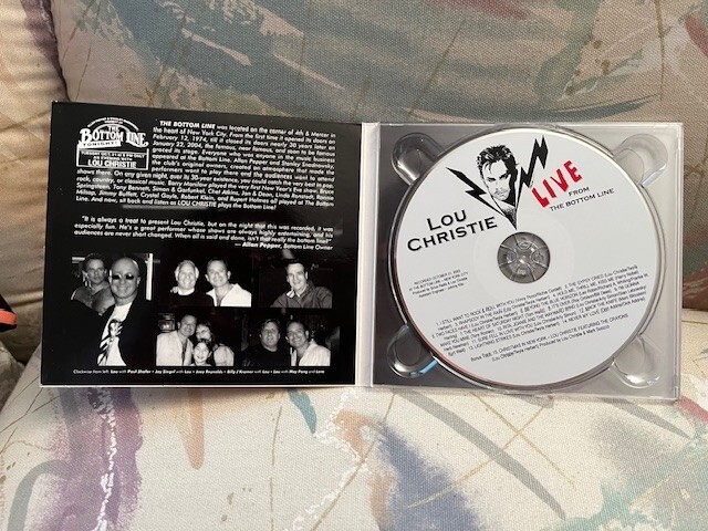 LOU CHRISTIE - LIVE FROM THE BOTTOM LINE CD - 15 TRACKS - MINT ...