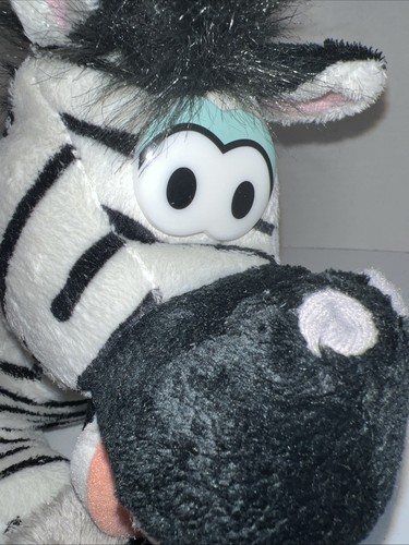 Marleen Zebra Plush 16" Applause Animal Junction Russ Berrie Stuffed ...