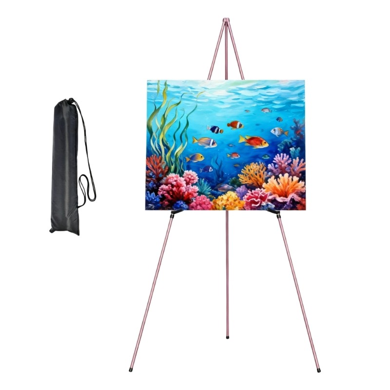 Foldable Art Display Stand For Artists Strong Frame Light Weight Design ...