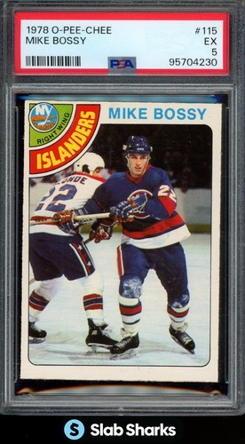 1978 O-PEE-CHEE OPC #115 MIKE BOSSY ROOKIE RC HOF EX PSA 5 | eBay