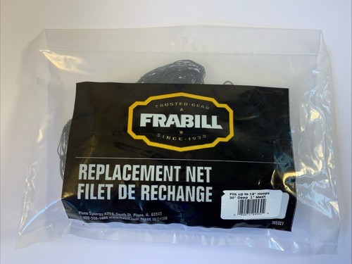 Frabill Replacement Net Fits Up To 19" Hoops 30" Deep 1" Mesh New ...