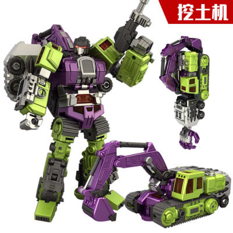 6in1 Transformation NBK Devastator Oversized Action Figure Boy Toy No ...
