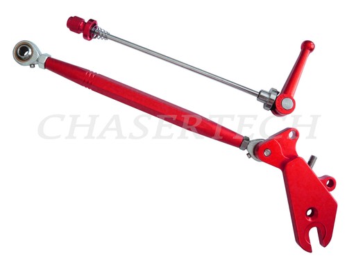 MTB Bicycle Bike Rear Disc Brake Adapter Kit 170mm Red | eBay