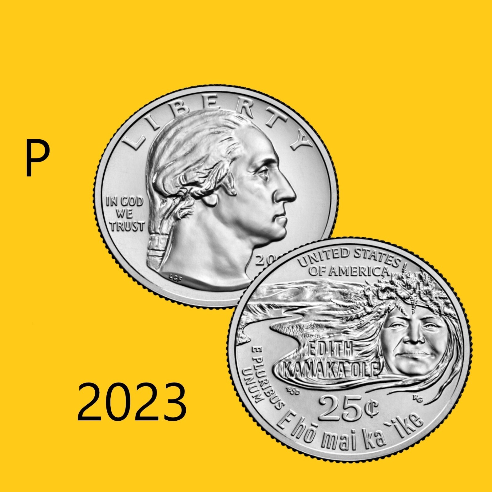 2023 P (1 Coin) American Women Quarters - Edith Kanaka'ole (BU) | eBay