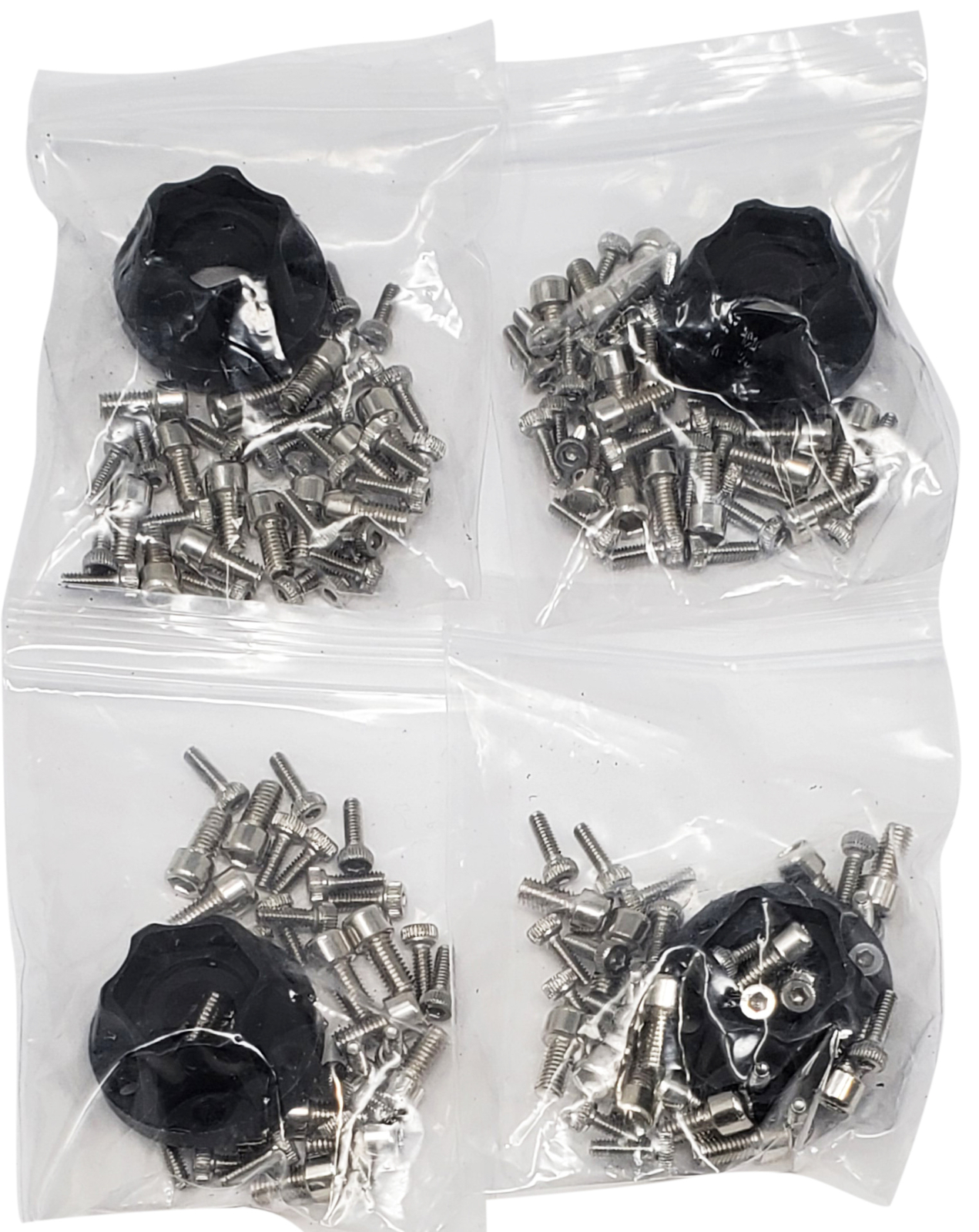 NHX RC 2.2'' Aluminum Beadlock Crawler Wheels Rims - M105 Red/Black ...