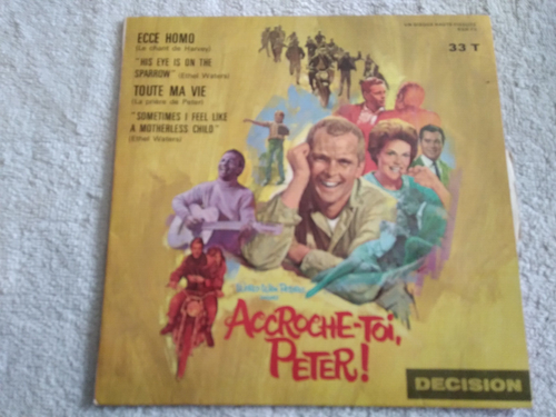Disque 33 tours format EP BO FILM ACCROCHE-TOI PETER de RALPH ...