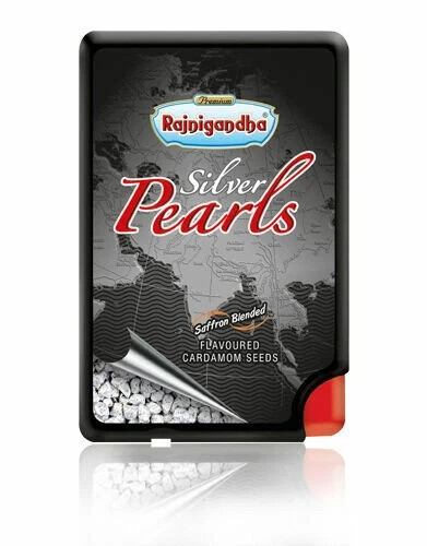 Rajnigandha Saffron Blended Silver Coated Pearls, Elaichi, Cardamom ...