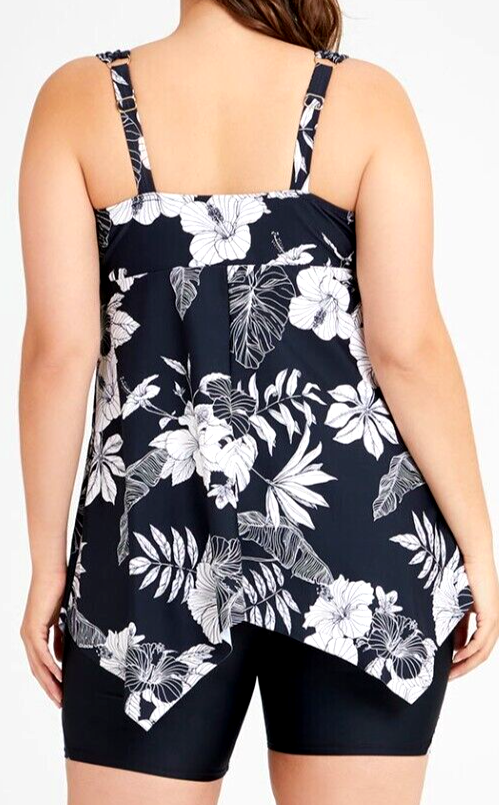 TS TAKING SHAPE plus size XXS / 12 Palm Beach Tankini bathers top ...
