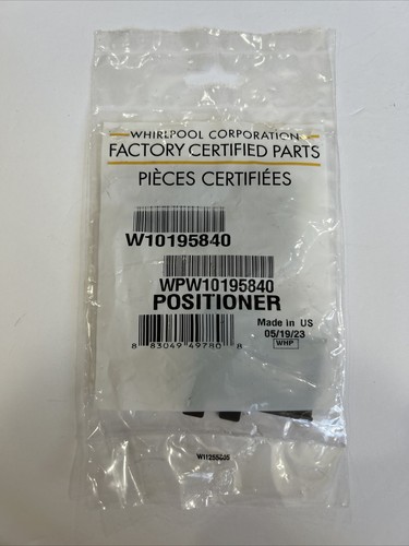 W10195840 Positioner for Whirlpool Dishwasher Rack Adjuster WPW10195840 ...