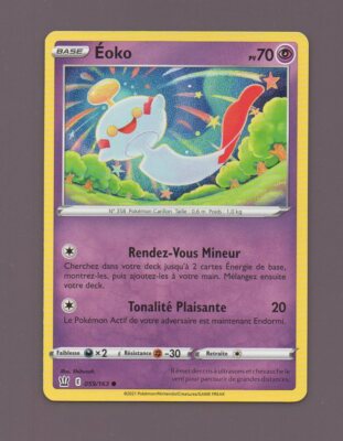 Pokémon n° 059/163 - EOKO - PV70 (B170) | eBay