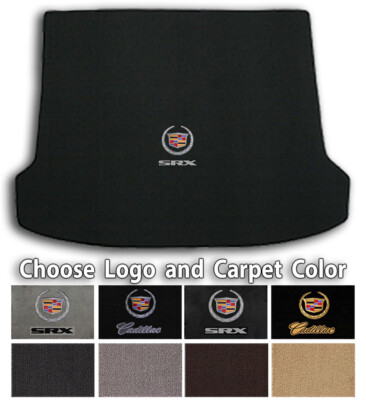 Cadillac SRX Classic Loop Carpet Floor Trunk Mat - Choose Color & Logo ...