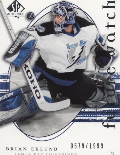 2005-06 SP Authentic - Future Watch Brian Eklund #243 /1999 (RC) for ...