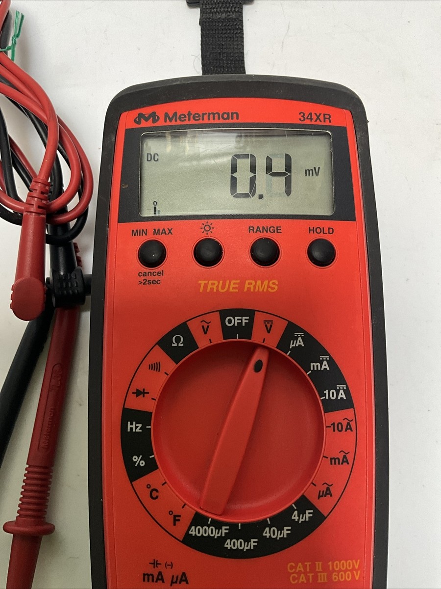 Meterman 34xr Multimetro Meterman 34xr | MercadoLibre 📦