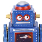 (Blue)Wind Up Robot Toy Hand Made Decorative Vintage Clockwork Robot ...