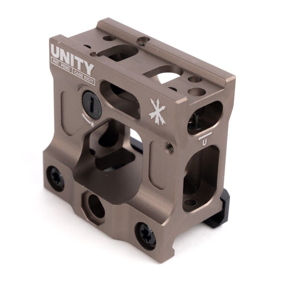 Unity FAST Riser Mount for H1 H2 T1 T2 Red Dot Riser Mount Fits M1913 ...