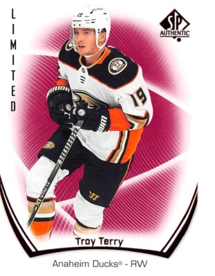 2021-22 SP Authentic LTD Red #22 Troy Terry ** Anaheim Ducks ** | eBay