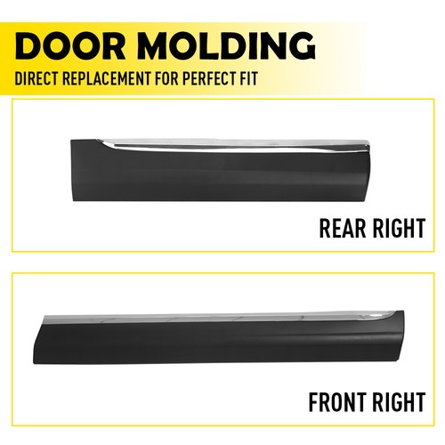 Front Right Rear Door Molding Lower trim panel For 2011-2013 Highlander ...
