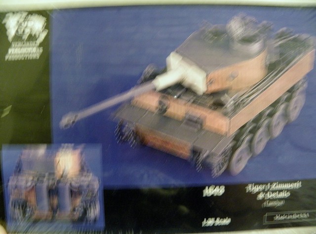 Verlinden 1 35 Tiger I Zimmerit and Detail 1843 for sale online | eBay