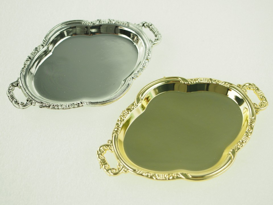 Mini Plates Trays Party Platter Dish Fancy Appetizer Confection Wedding ...