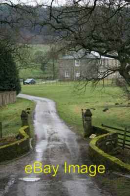 Photo 6x4 Black Beck Bridge Battersby Leading to the row of cottages ...
